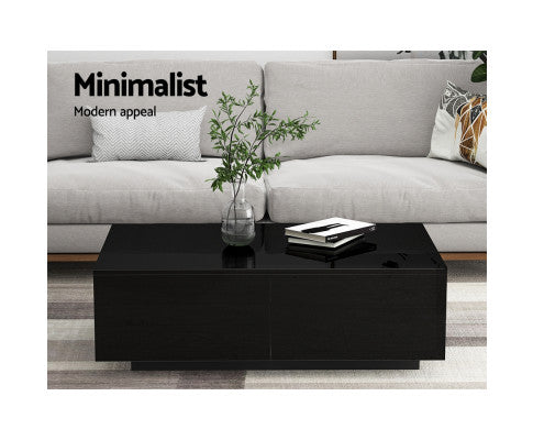 Modern High Gloss Coffee Table - Black | Factory to Home