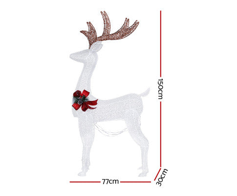 5M Christmas Lights Motif LED Rope - Reindeer