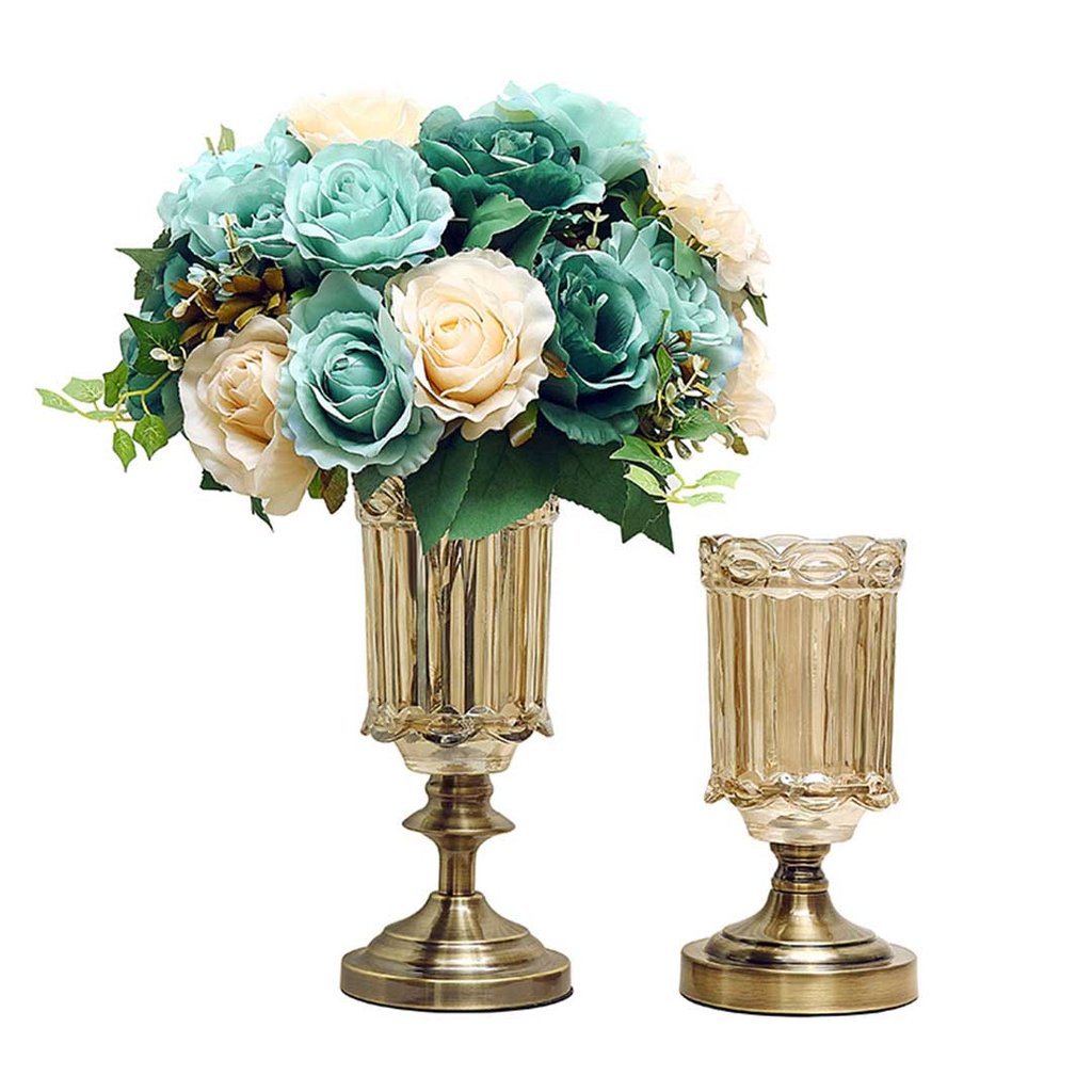 25cm 28cm Transparent Glass Flower Vase | Factory to Home