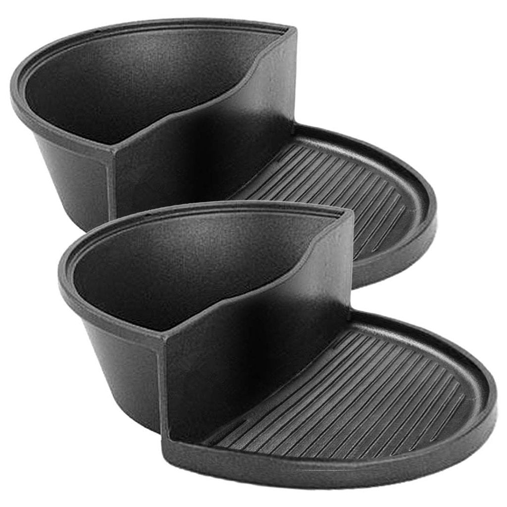 2X 2 in 1 Cast Iron Ribbed Fry Pan Skillet | Factory to Home