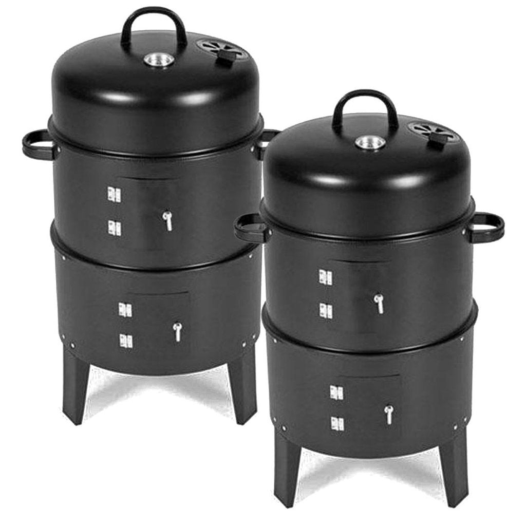 2X 3 in 1 Charcoal Barbecue Smoker | Factory to Home