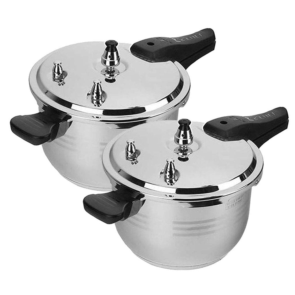 2X 5L Commercial Grade Stainless Steel Pressure Cooker|Factory to Home