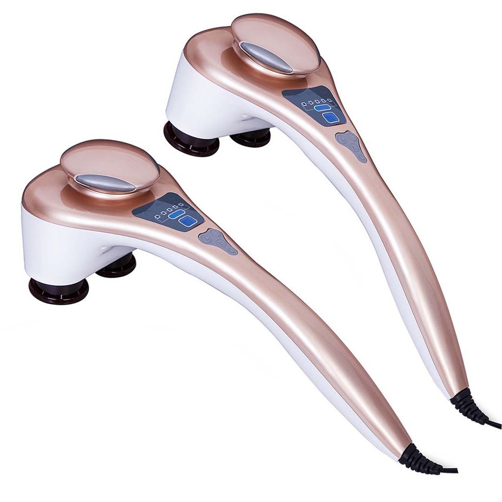 2X Portable Handheld Massager Soothing Heat 4 Heads | Factory to Home