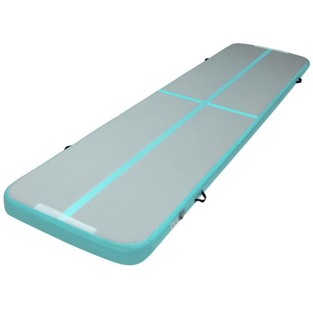 3m x 1m Air Track Mat - Green and Grey| Factory to Home