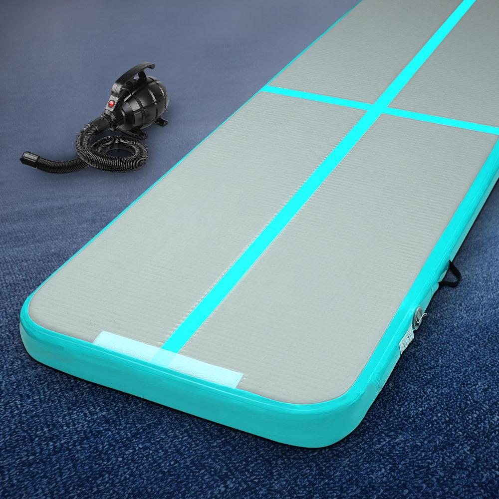 3X1M Inflatable Air Track Mat with Pump - Green| Factory to Home