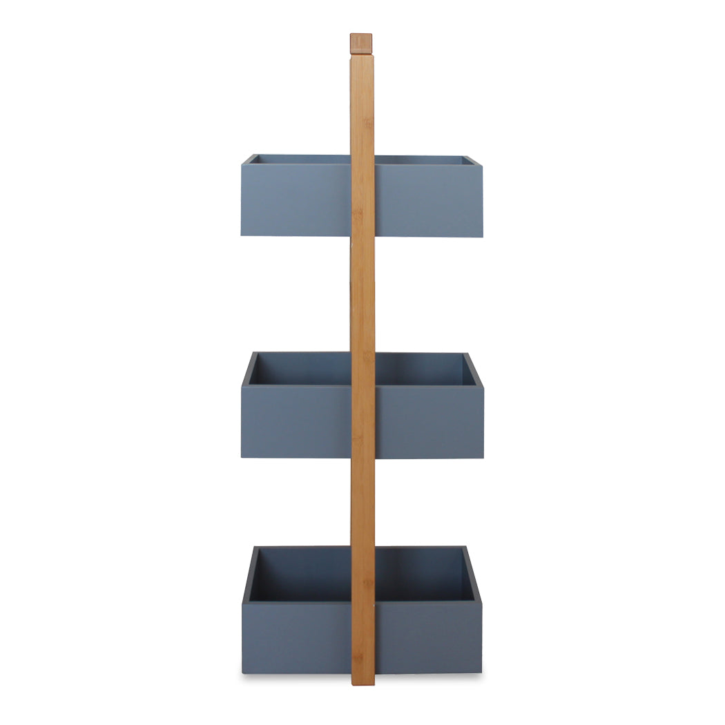 Hilka 3 Tier Shelving Unit Grey | Factory to Home
