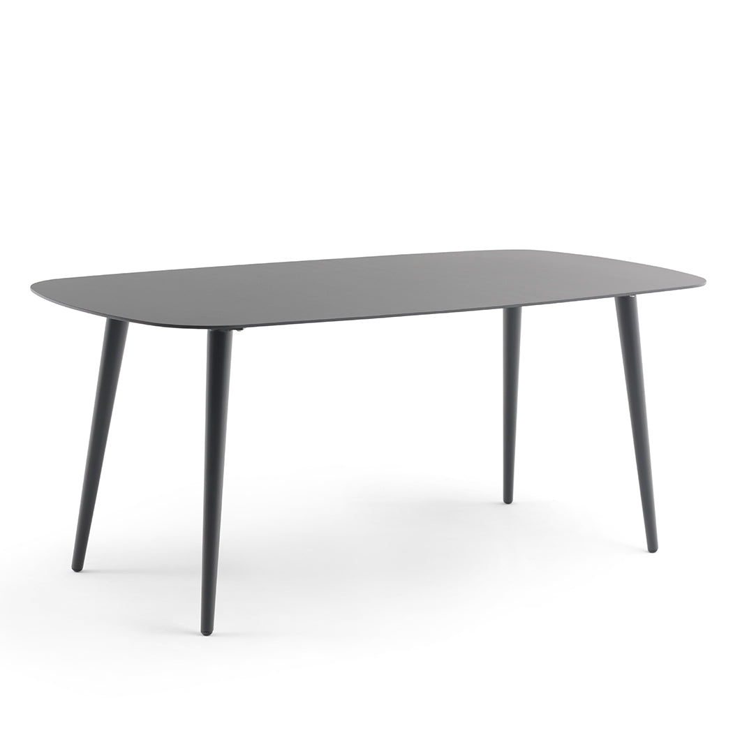 Alumnium Dining Table Outdoor Dark Grey 180x90cm | Factory to Home
