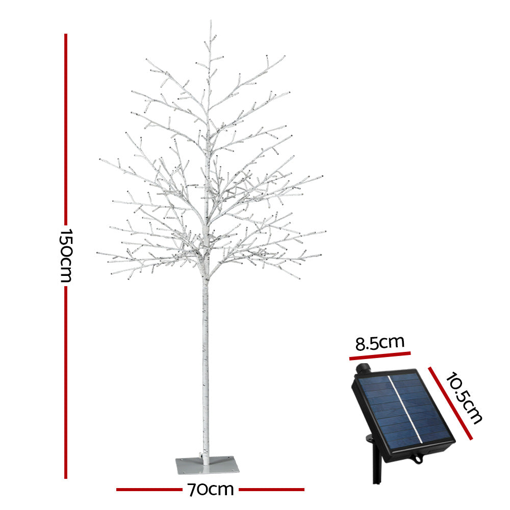 5FT Solar-powered 304 LED Bulbs Christmas Tree