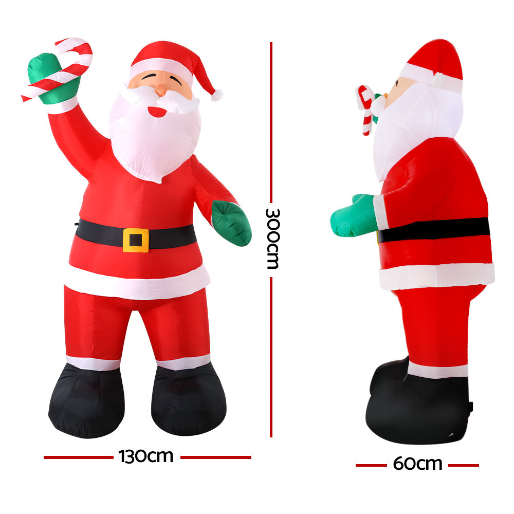 10FT Christmas Inflatable Santa