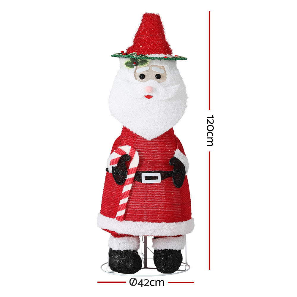 1.2M Christmas Lights LED Light - Santa