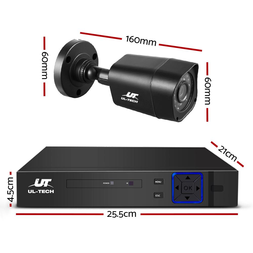 CCTV Security System 2TB 4CH DVR 1080P 4 Camera Sets | Factory to Home