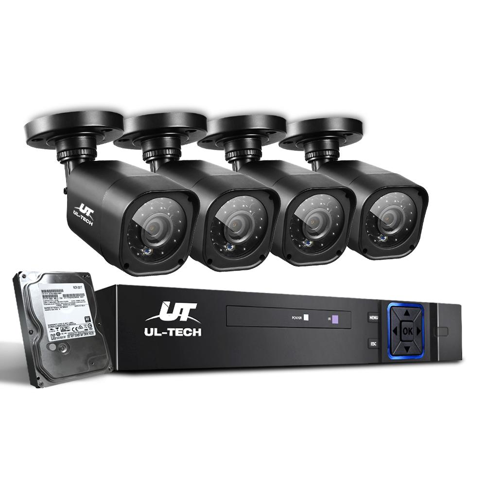 CCTV Security System 2TB 4CH DVR 1080P 4 Camera Sets | Factory to Home