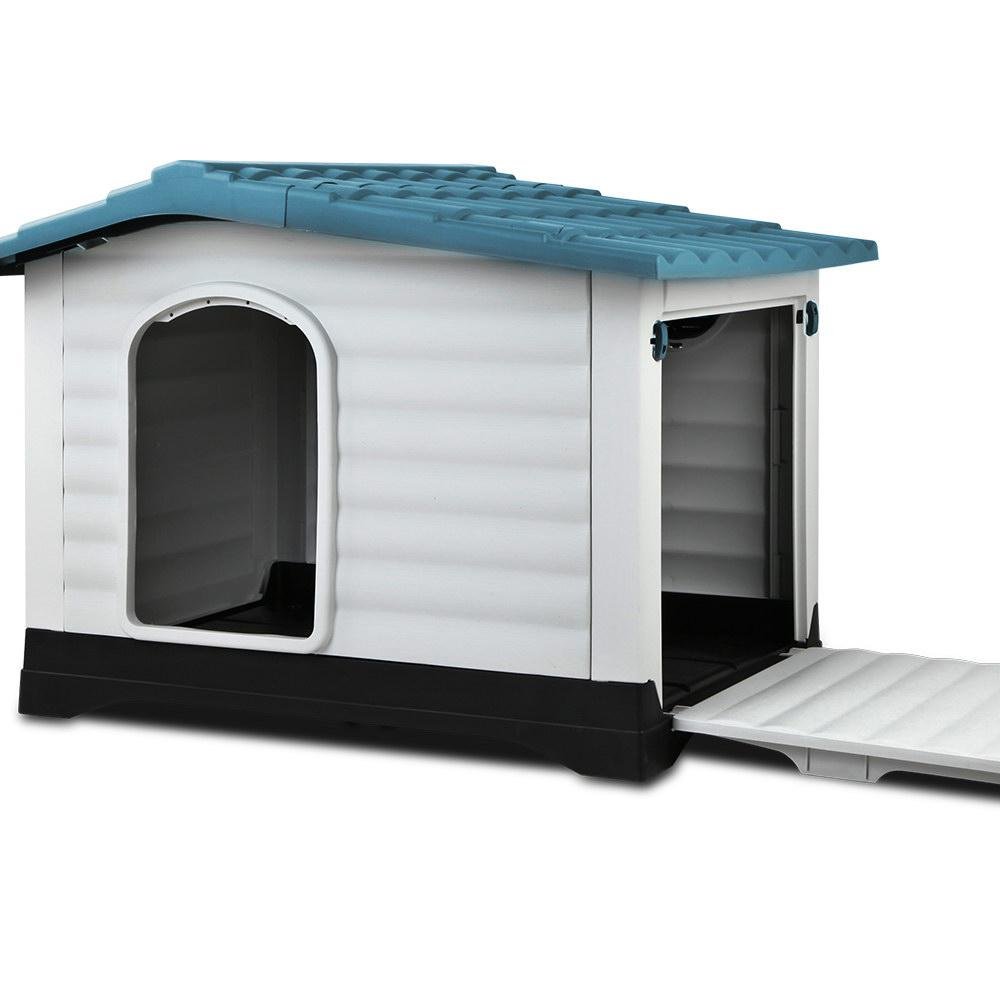 Weatherproof Pet Kennel - Blue | Factory to Home