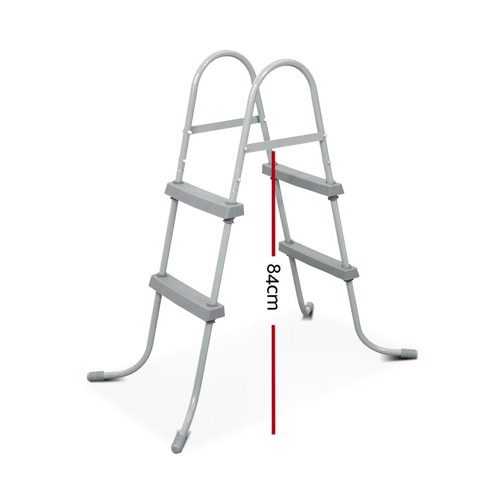 Ladder - Above Ground Swimming Pools - 84cm 32 inch Deep - Removable S