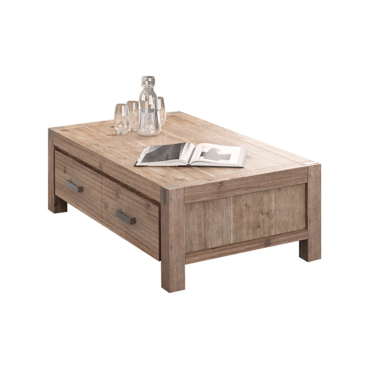 NOWRA 2 Drawer Coffee Table | Factory to Home