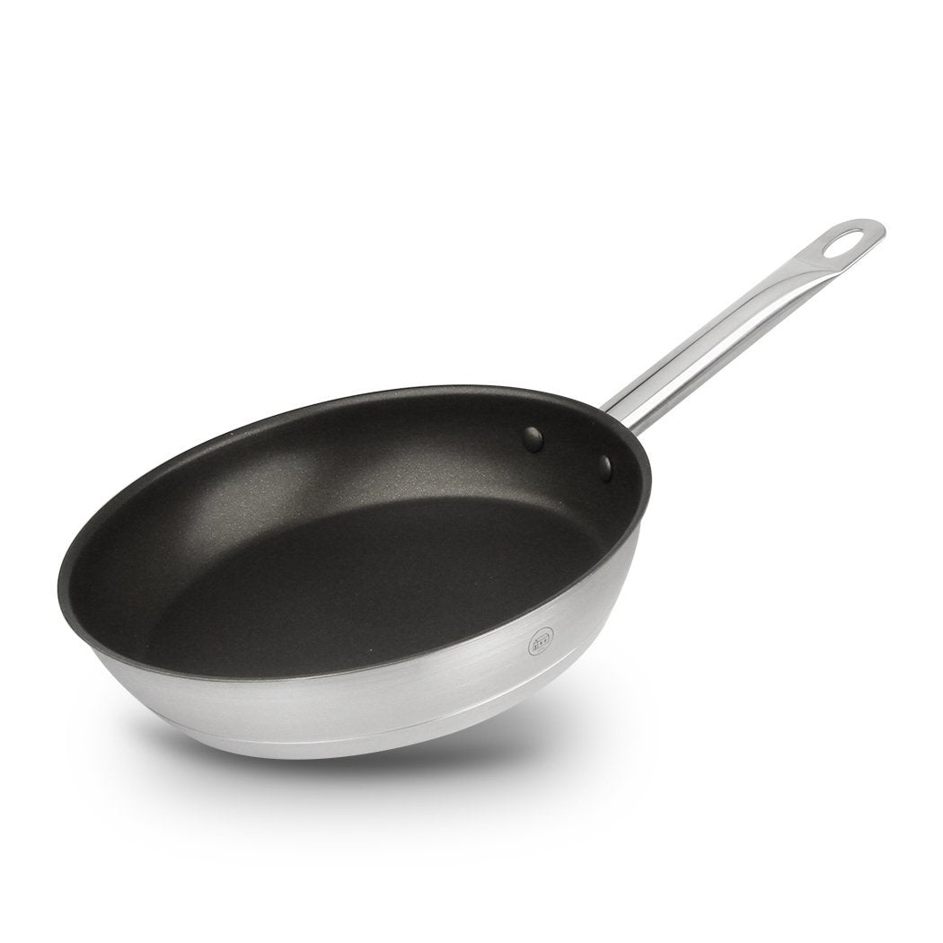 Pro-X 30Cm Frying Pan Stainless Steel Cookware W/ Non Stick Coating