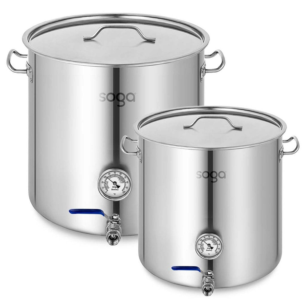 Stainless Steel Brewery Pot With Beer Valve 35CM 45CM - 33L 71L|Factory ...