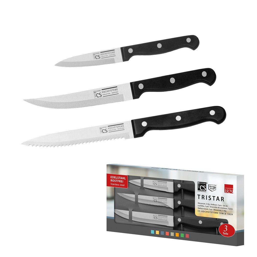 STAR TRI-STAR 3pcs Kitchen Knife Set| Factory to Home