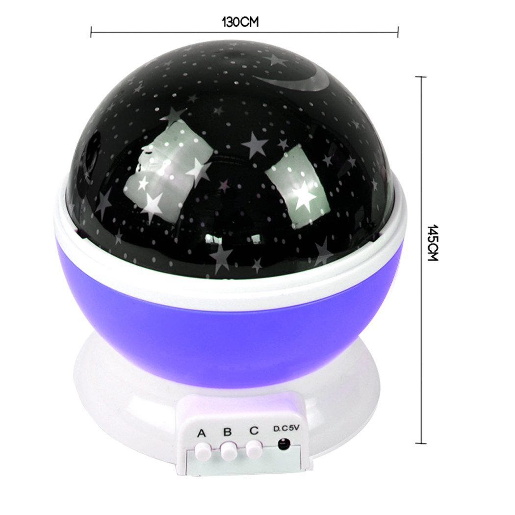 Star/Moon/Sky Starry Night Projector Light - Purple | Factory to Home